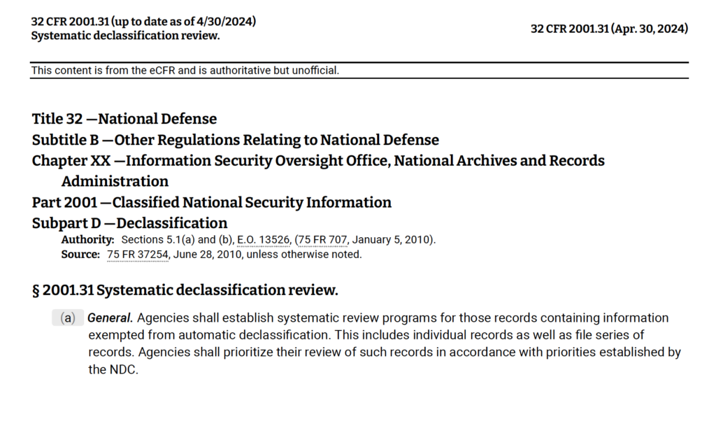 Feith Declassification Manager | Feith Systems