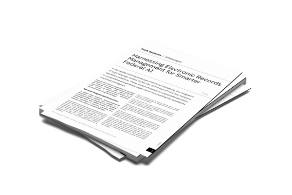 Records Management for Better Federal AI | Feith Systems